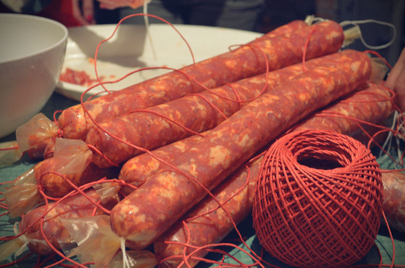 Salami Casing Middles - Pre-tied - 55x500mm - 25 Pack | Sausages Made ...