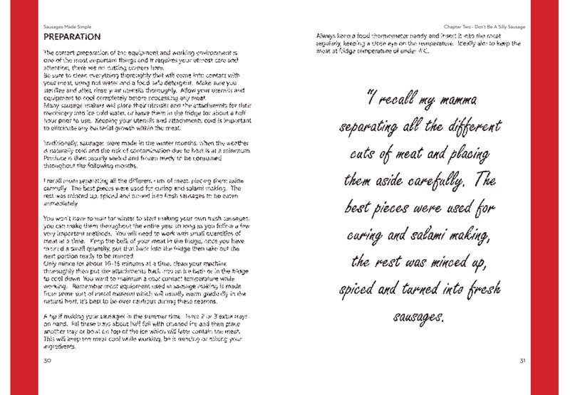 Fresh Sausage Making Book - Instructional | Fresh Sausage - Sausages ...