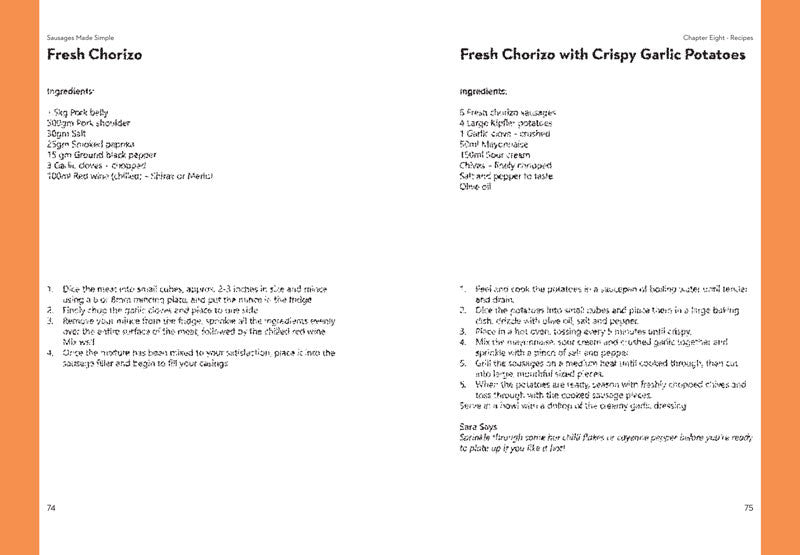 Fresh Sausage Making Book - Instructional | Fresh Sausage - Sausages ...