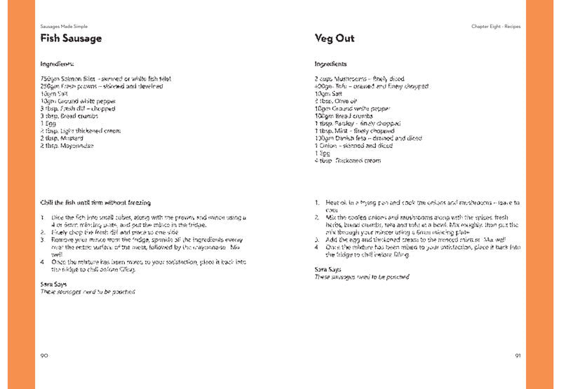 Fresh Sausage Making Book - Instructional | Fresh Sausage - Sausages ...